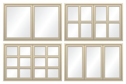 4 types of window frames