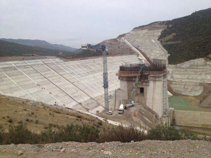 Martil Barrage Dam in Tetouan, Morocco
