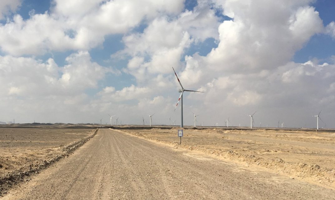 Gabal El Zeit Wind Farm in Egypt