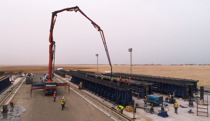 Infrastructure Project in Kuwait: Tecnocom moulds form bridge girders ...