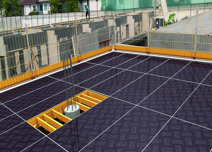 PERI unveils innovative large panel slab formwork system
