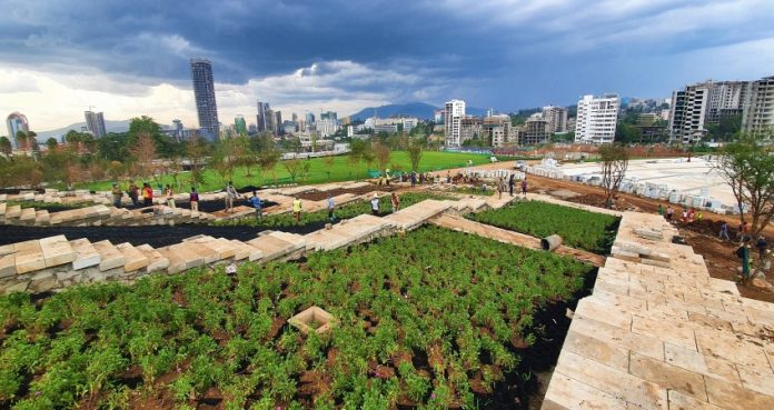 Phase 2 construction of Addis Ababa Riverside Green Development in ...