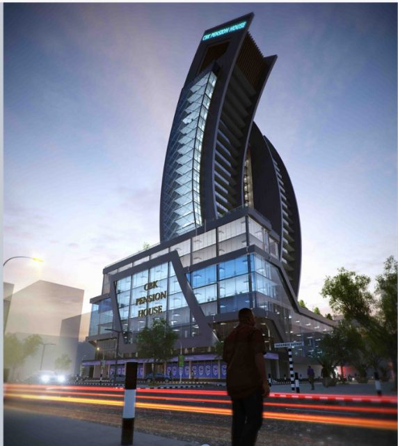 CBK Pension Tower ongoing project in Kenya