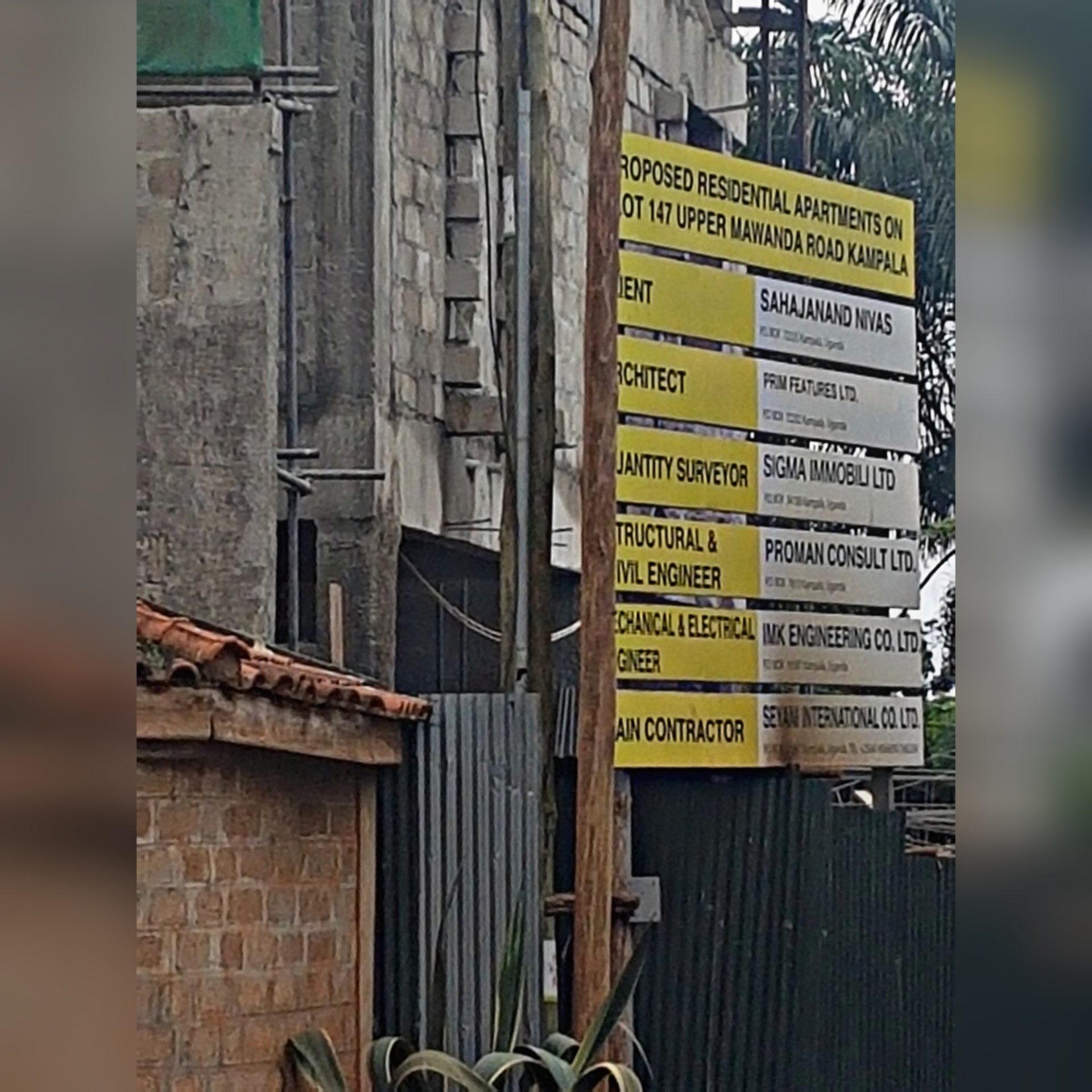 Proposed residential apartments, Upper Mawanda Rd, Kampala