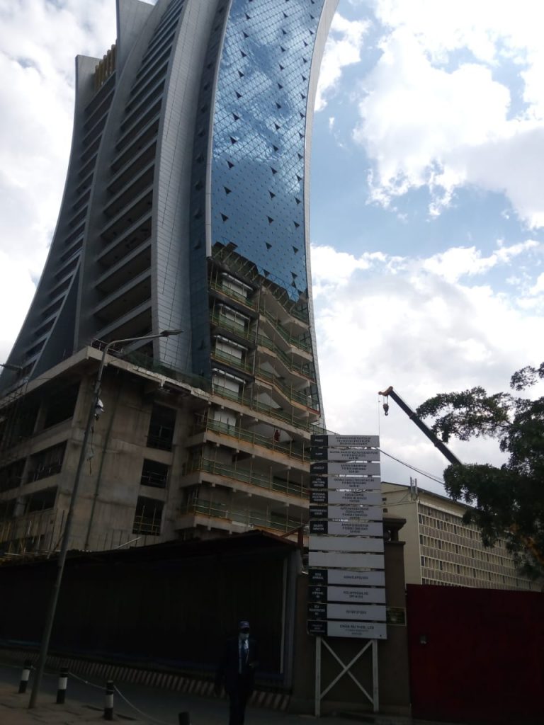 CBK Pension Tower ongoing project in Kenya