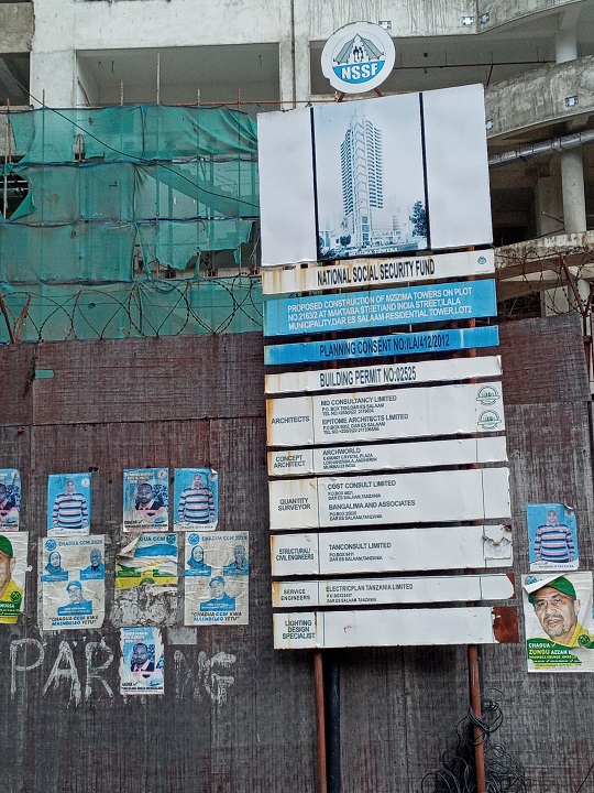 Mzizima Towers on Maktaba Street in Dar Es Salaam, Tanzania