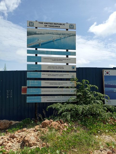 Tanzanite/New Selander Sea-crossing Bridge project in Tanzania