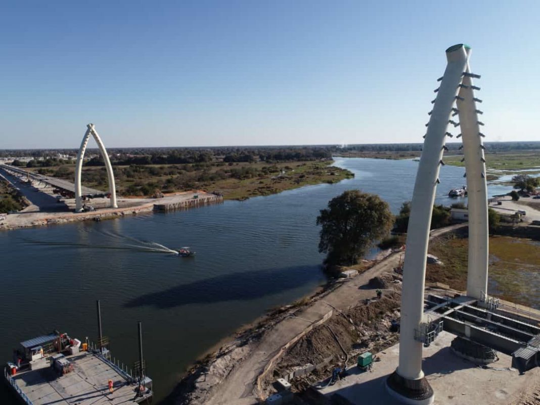 Mohembo bridge project in Botswana 80% complete