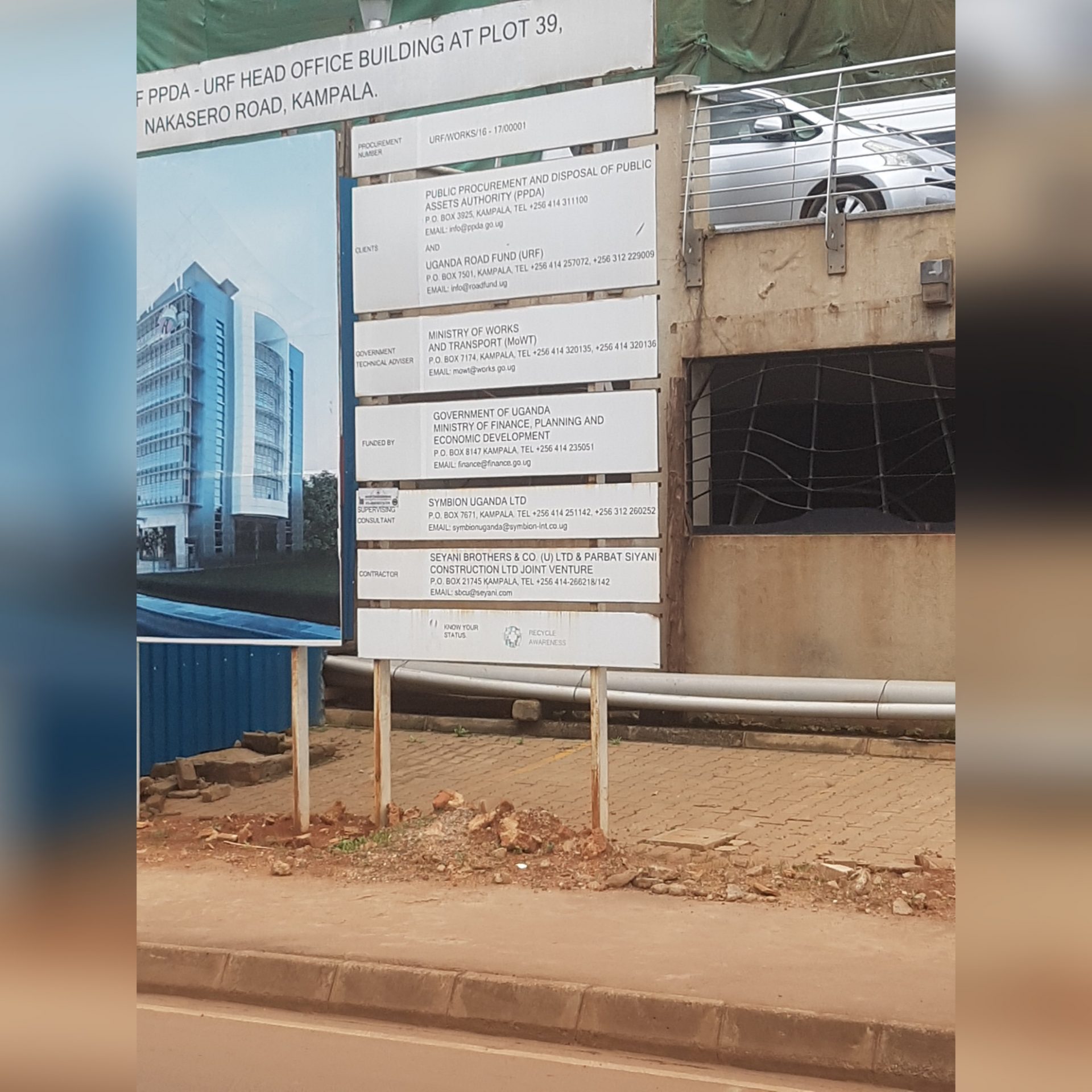 PPDA-URF Head Office Building along Nakasero Rd. in Kampala, Uganda