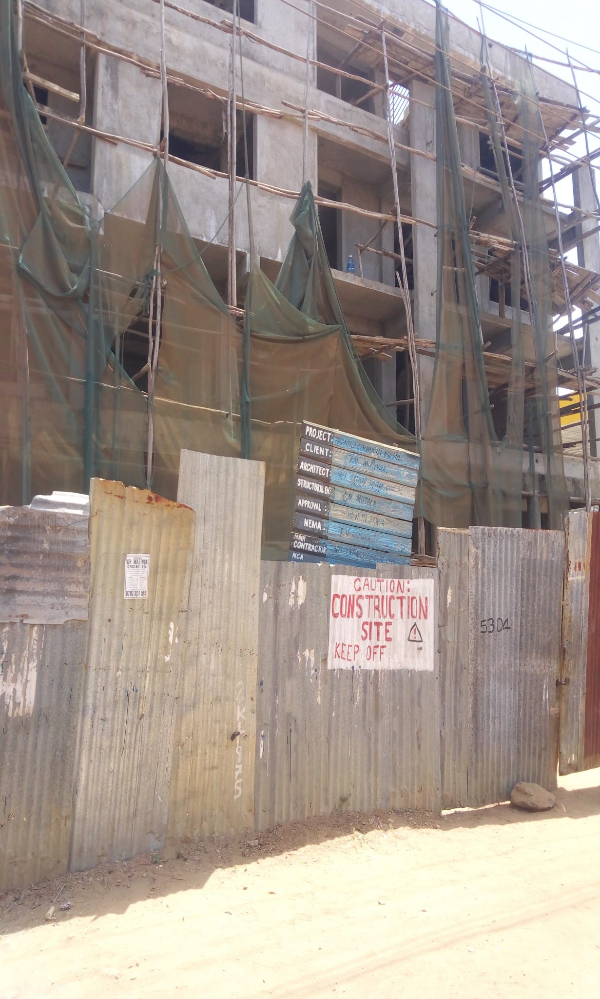 Proposed Commercial Building-Kitu Town, Kenya