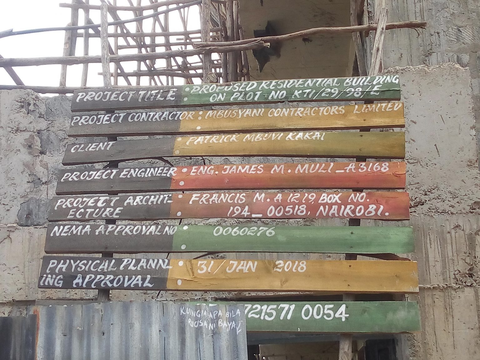 Proposed Apartment Building-Kitui Town, Kenya