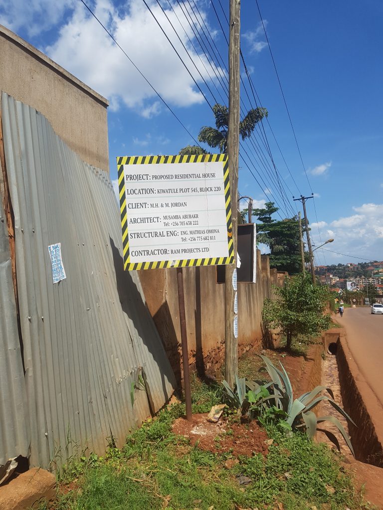 Proposed Residential House Development on Kiwatule plot 545 Block 220 ...