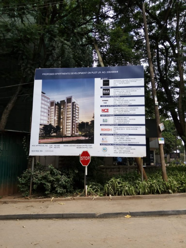 Riverside Square Development on Riverside Drive, Westland's, Nairobi, Kenya