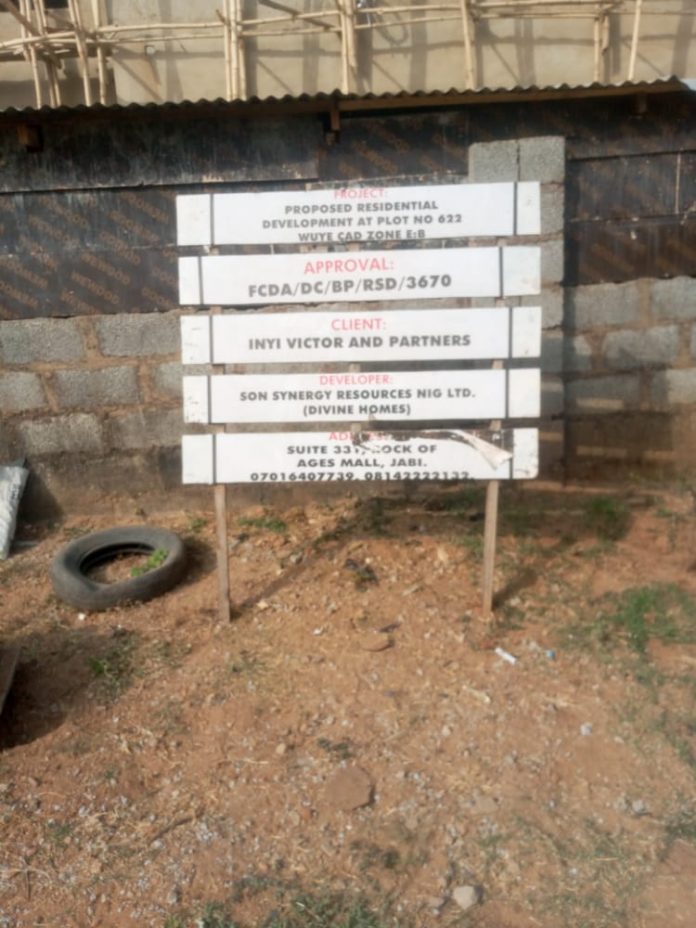 Proposed Residential Development at Cad Zone, Wuye Dist. Abuja Nigeria