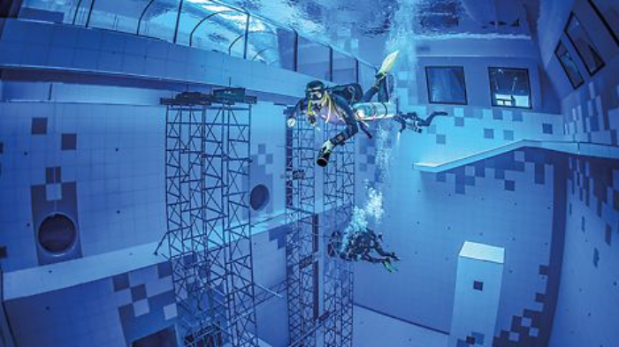 Deepest Pool In The World Drained