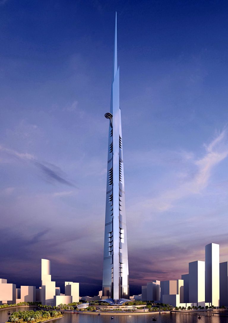 The World's Tallest Jeddah Tower in Saudi Arabia