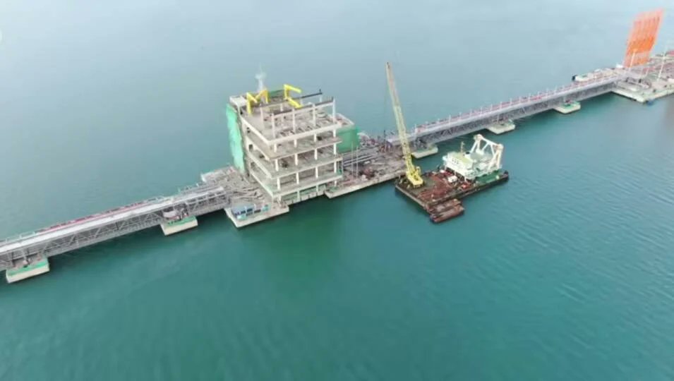 Kipevu Oil Terminal at Port of Mombasa, the largest of its kind in Africa