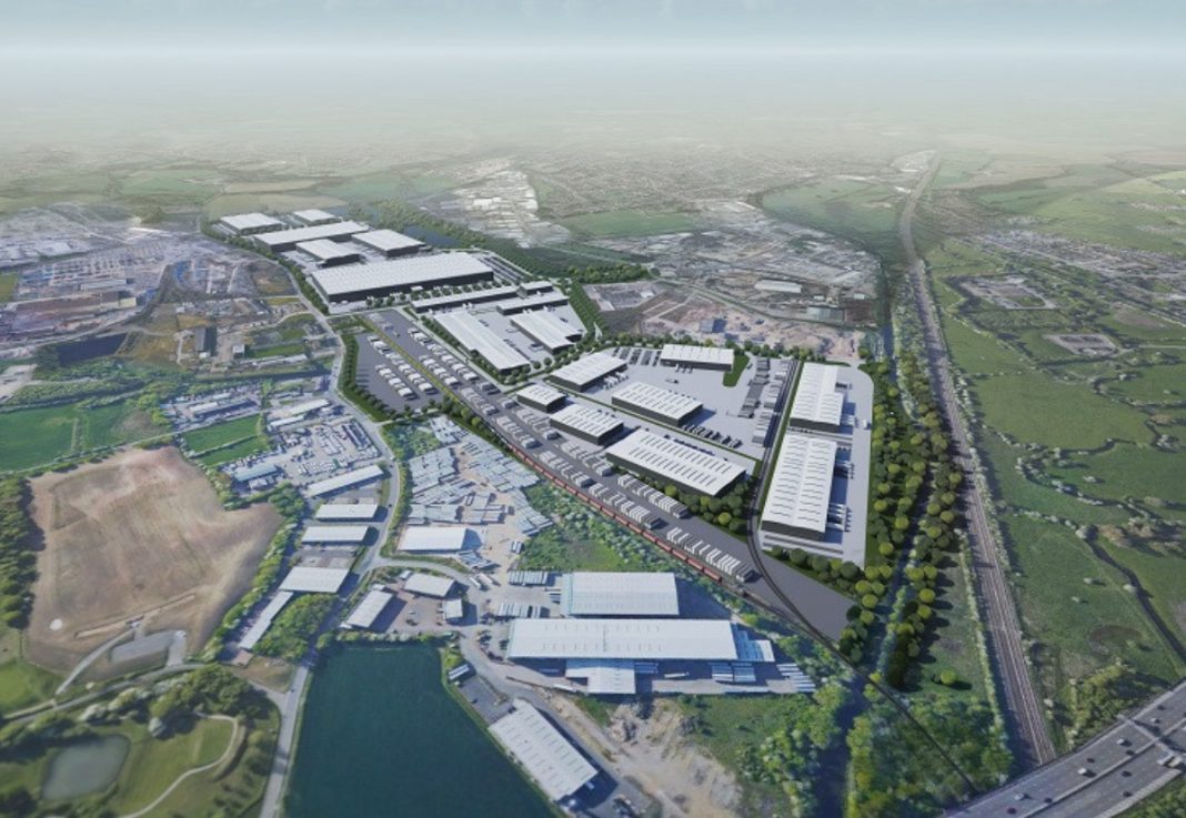 Redevelopment of New Stanton Park in Derbyshire.