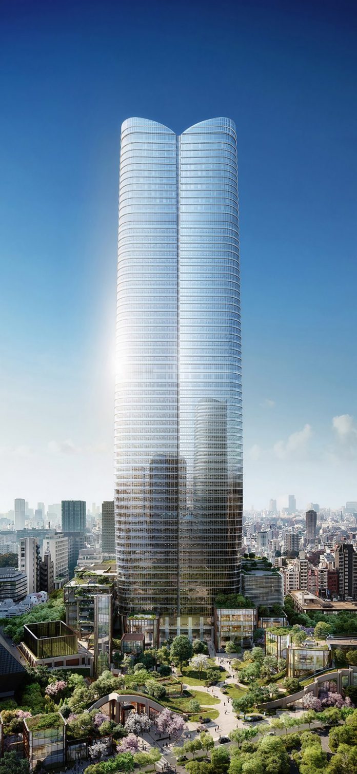 Toranomon-Azabudai Project A District Tower, 2nd Tallest Building in ...