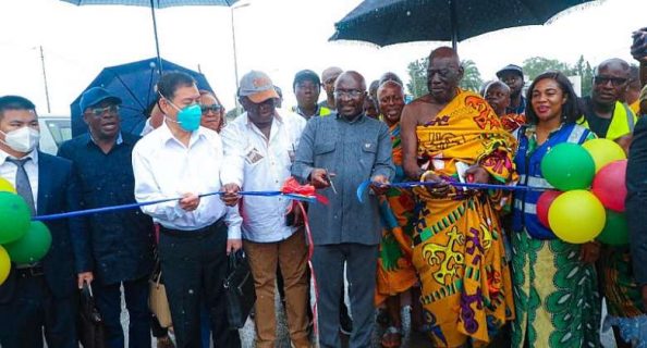 Sinohydro Cape Coast inner city roads commissioned after 3 years of ...