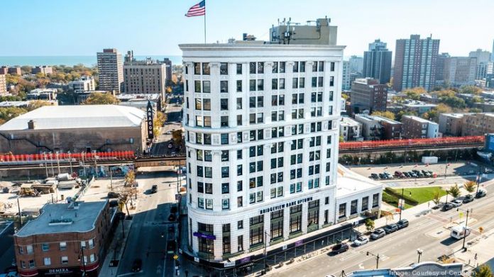 Construction on $58M Wework Bridgeview Bank project in Chicago