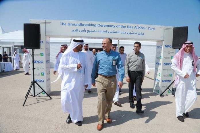 Construction of fabrication yard at Ras Al Khair port, Saudi Arabia, begins
