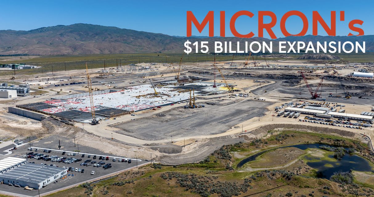 Micron Technology has started expanding its Boise site with a $15 ...