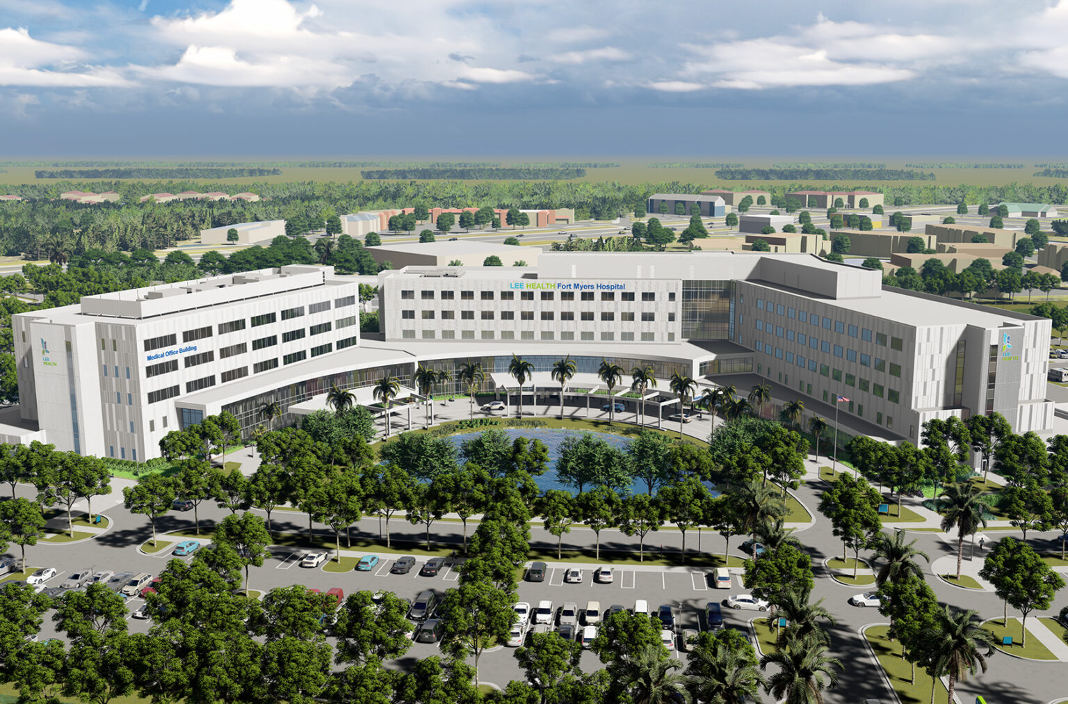 Lee Health Marks Topping-Out for $824 Million Fort Myers Hospital ...