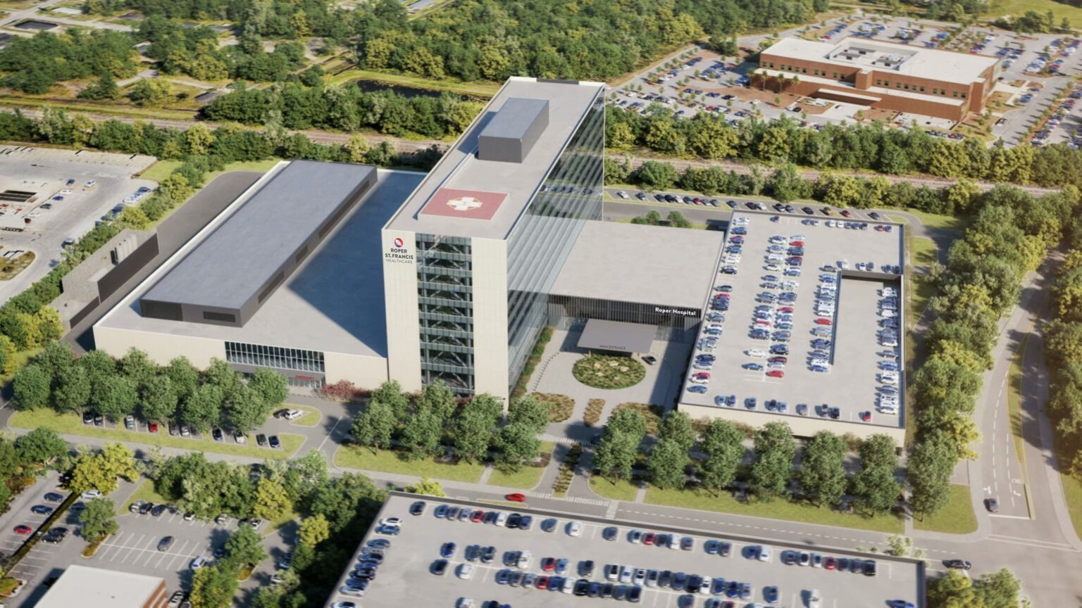 $1.2B Future Roper Hospital Campus Moves Into Vertical Construction Phase