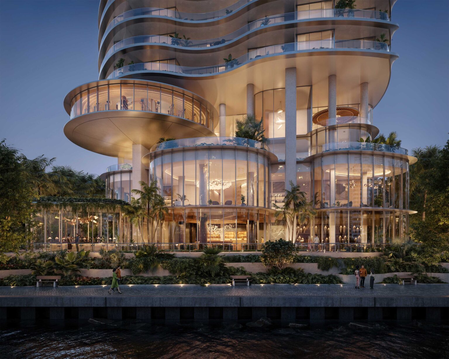 Nobu Residences at 619 Brickell Miami 75-Story Foster and Partners ...