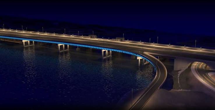 In-Water Construction Begins on New Washington Bridge in Rhode Island